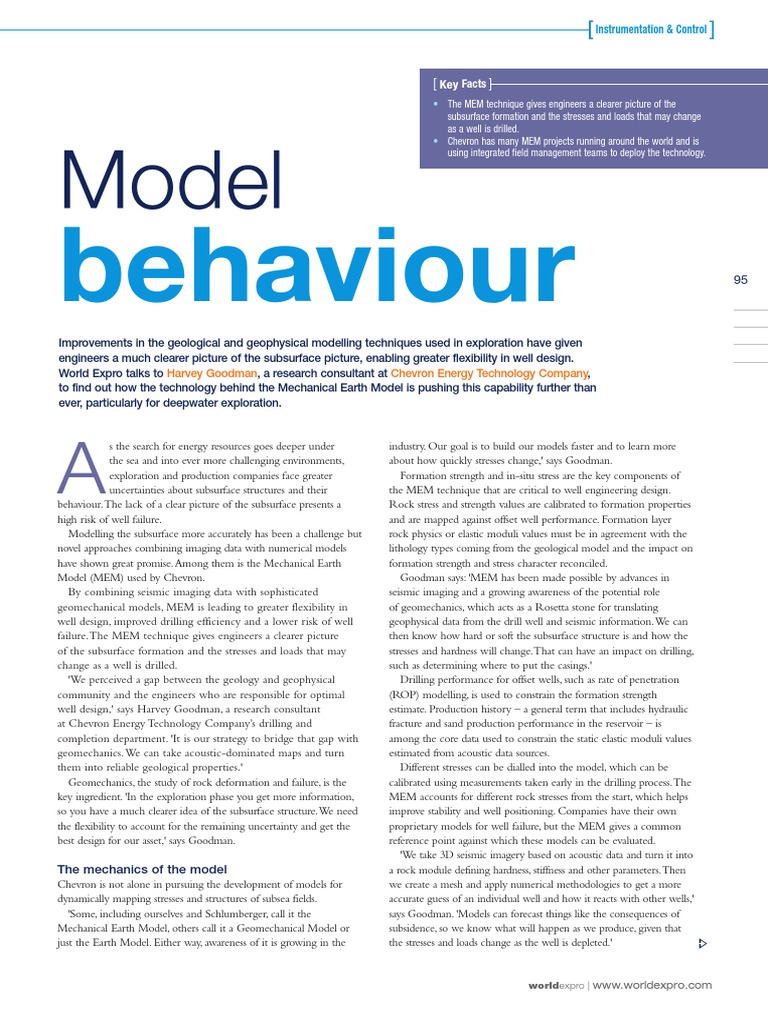Mechanical Earth Model | PDF | Geology | Geophysics