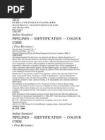 IS 2379 (1990) - Colour Code For Identification of Pipe Lines PDF | PDF ...