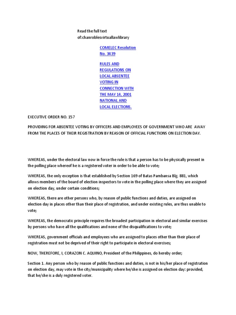 Local Absentee Voting | Download Free PDF | Absentee Ballot | Election ...