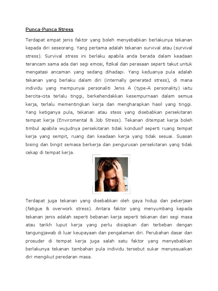 Punca Punca Stress | PDF