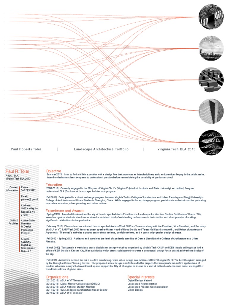 Landscape Architecture Portfolio | PDF | Landscape Architecture | Gardening