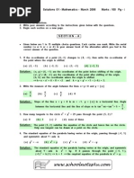 IB Mathematics Higher Level Sample Questions | PDF | Sine ...