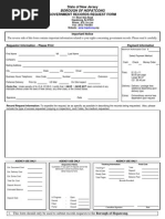 Newark OPRA Request Form | Cheque | Mail