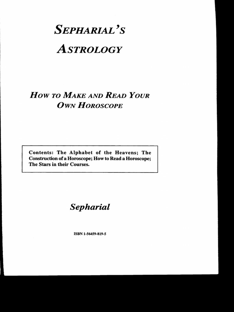 Sepharial's Astrology PDF | PDF