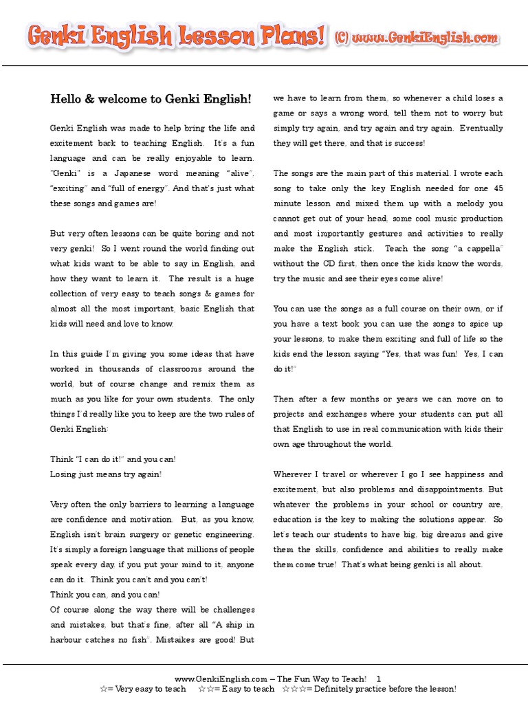 The Genki Way: An Introduction to the Fun and Engaging Teaching Methods ...