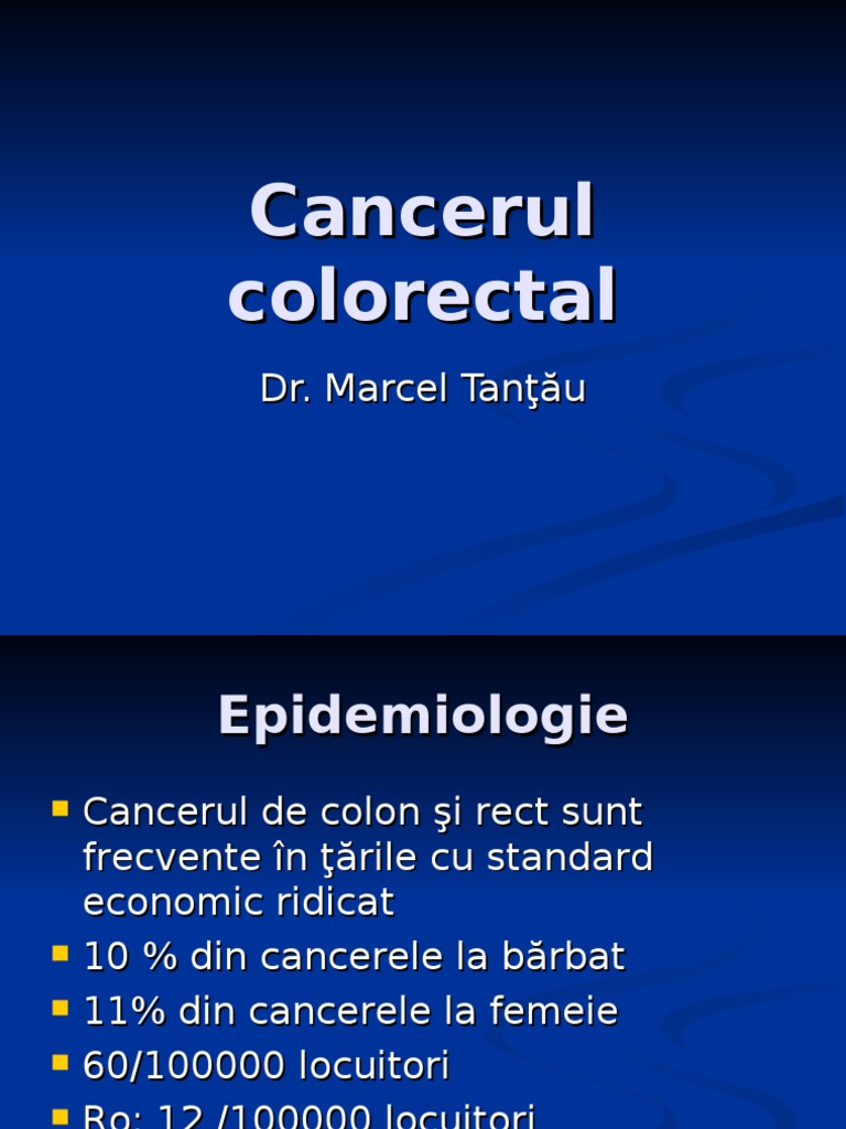 Cancerul Colorectal | PDF