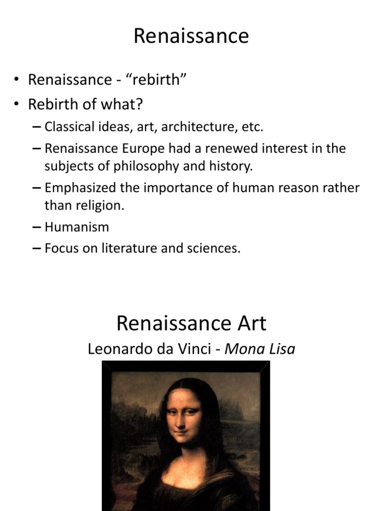 Overview of the Renaissance Era | PDF