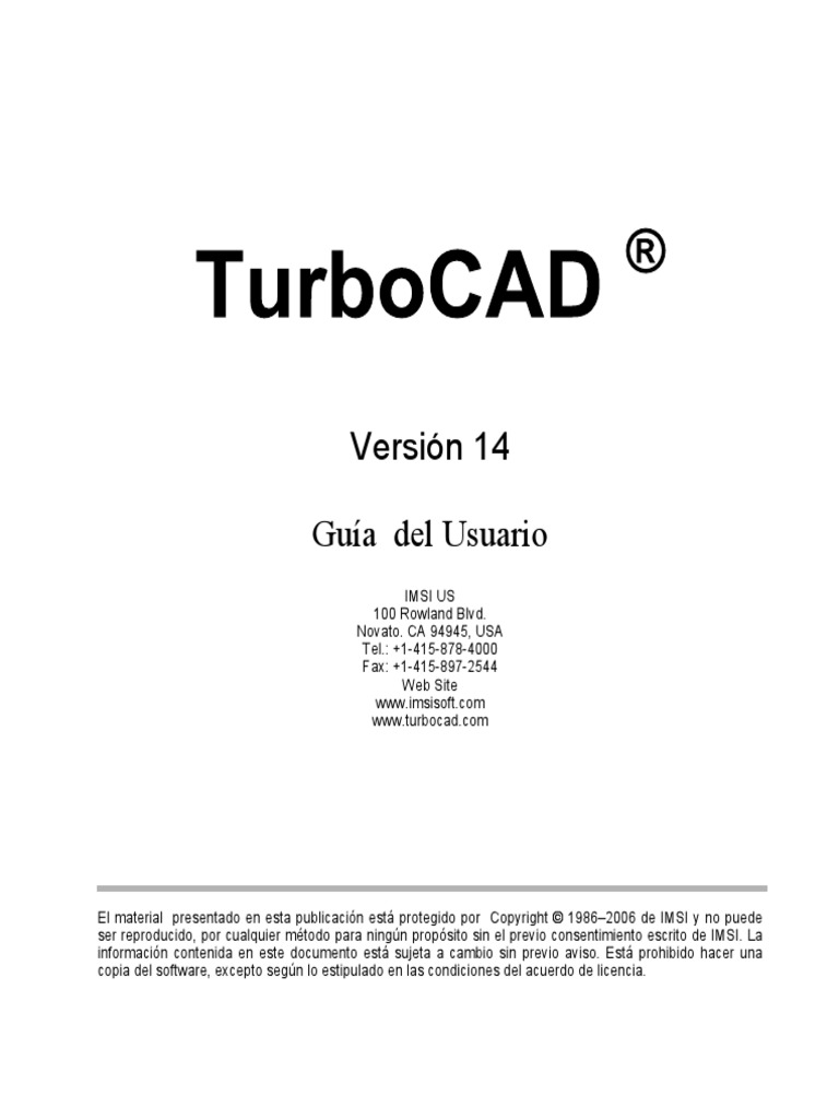 TurboCAD 14 | PDF | Propiedad intelectual | Software