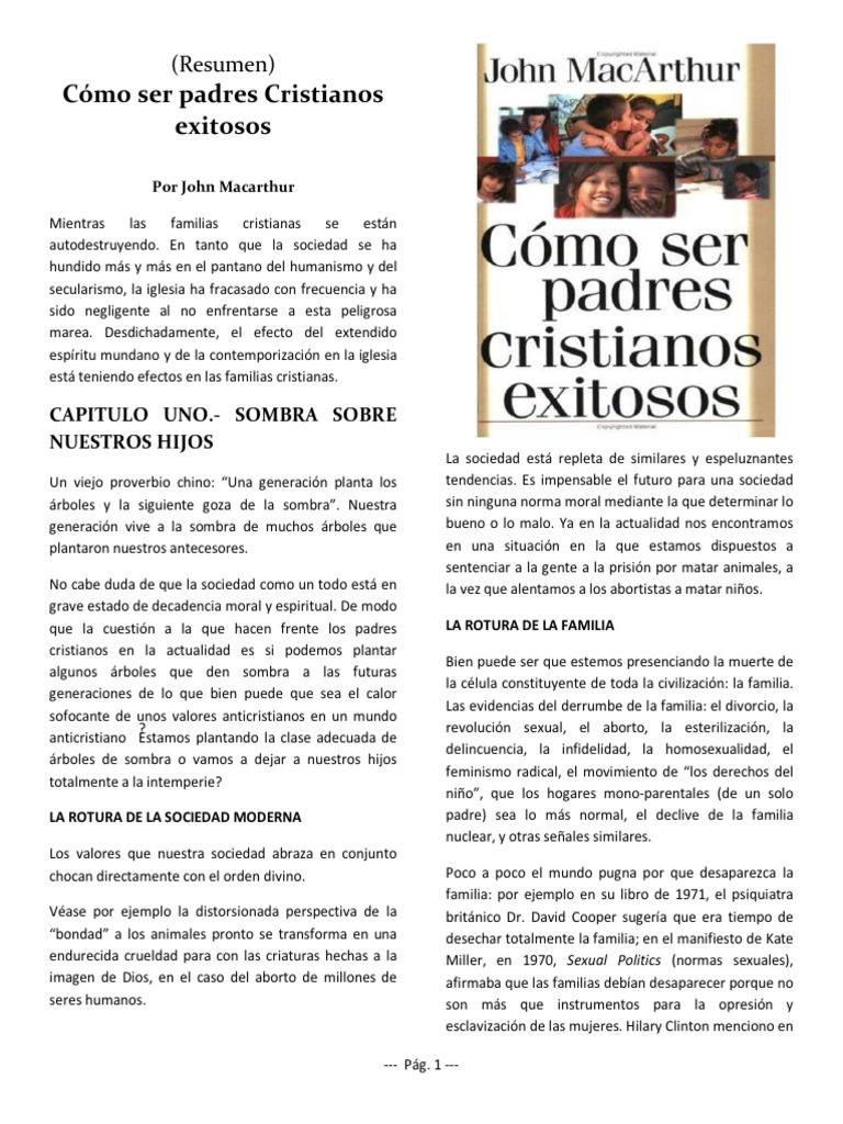 Como Ser Padres Cristianos Exitosos | PDF