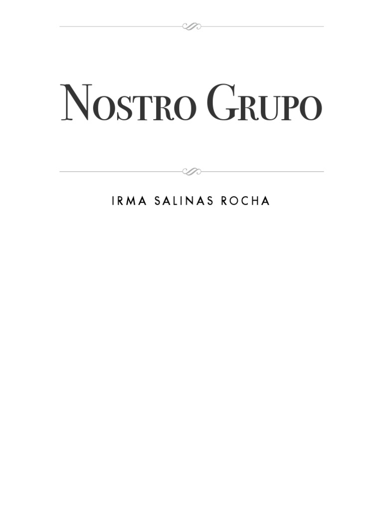 Nostro Grupo - Irma Salinas Rocha | PDF | México