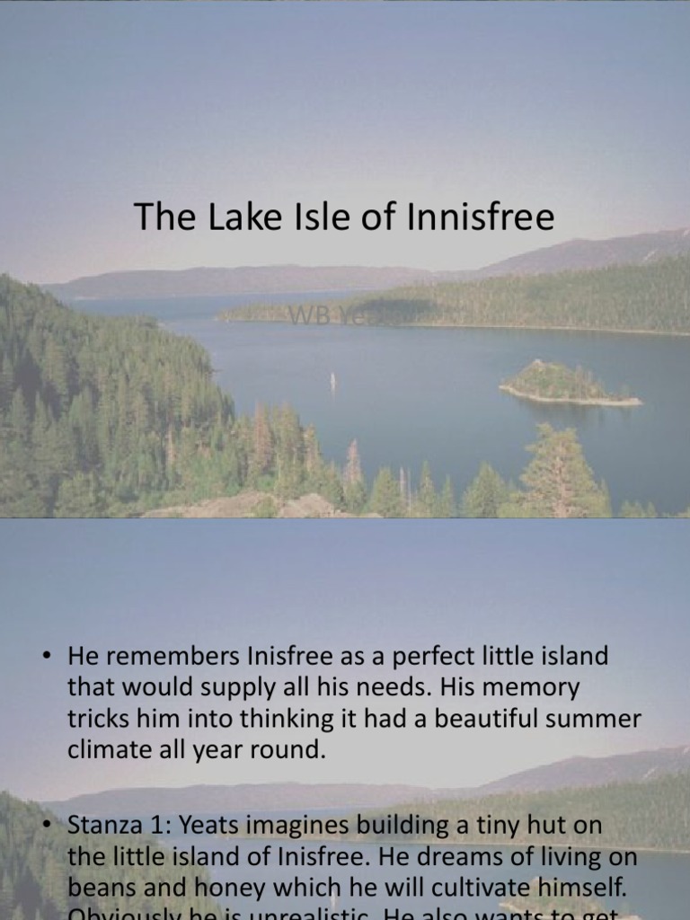 The Lake Isle of Innisfree | PDF | Poetics | Poetry