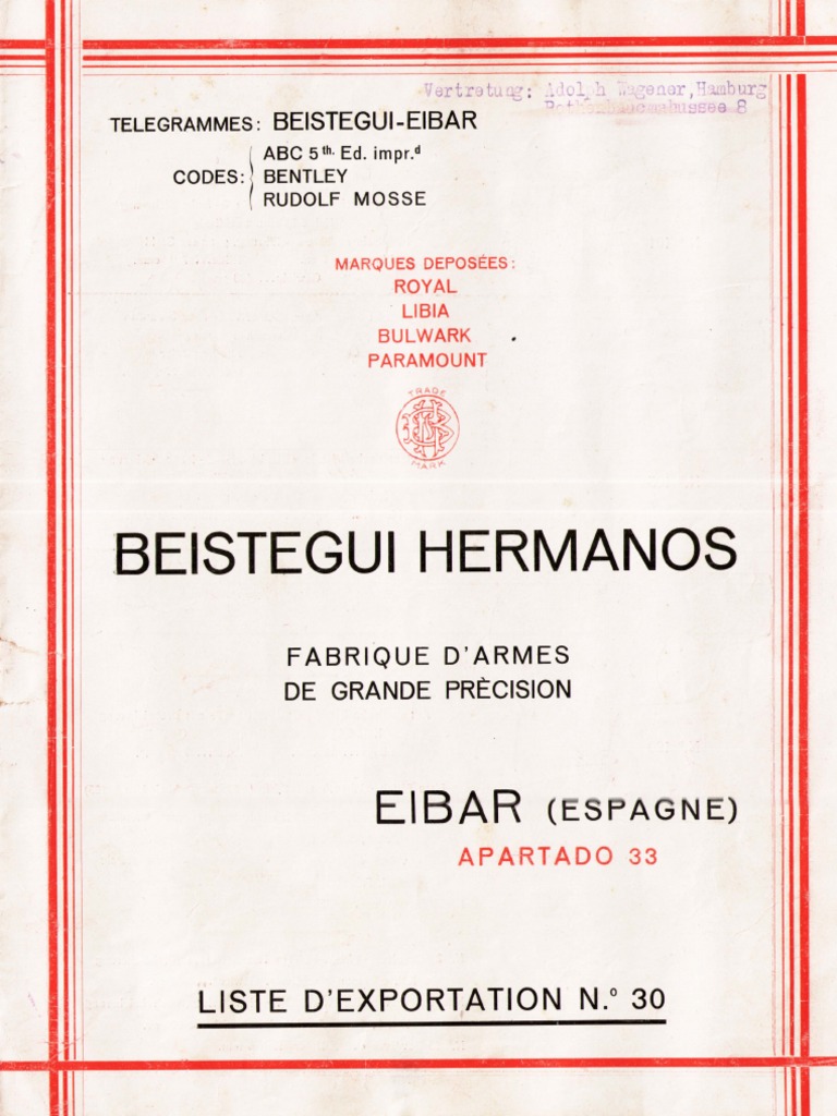 Beistegui Hermanos Libro de Exportaciones | PDF