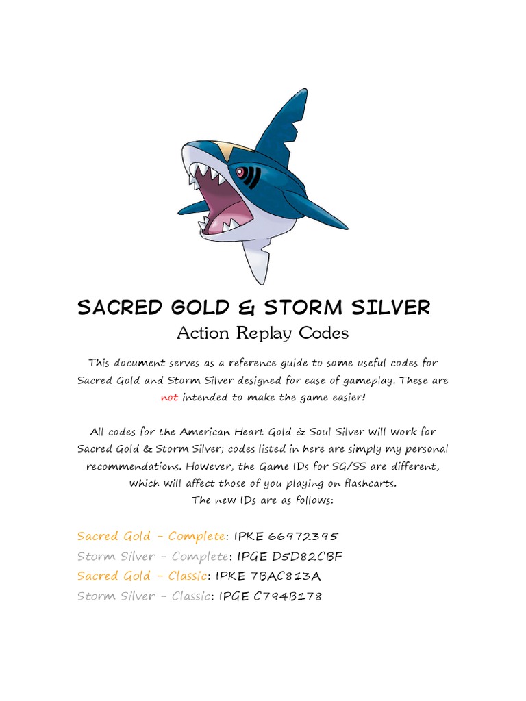 Action Replay Codes | PDF | Video Games | Leisure