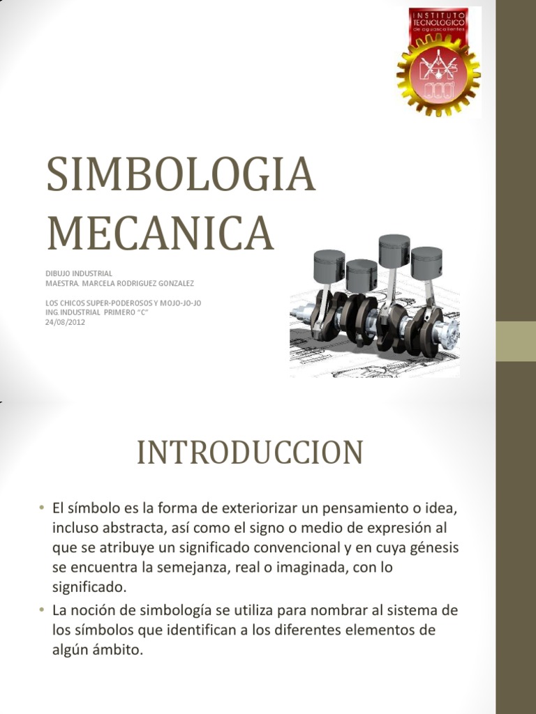 Simbologiamecanica 130501014122 Phpapp01 | PDF | Dibujo | Los símbolos