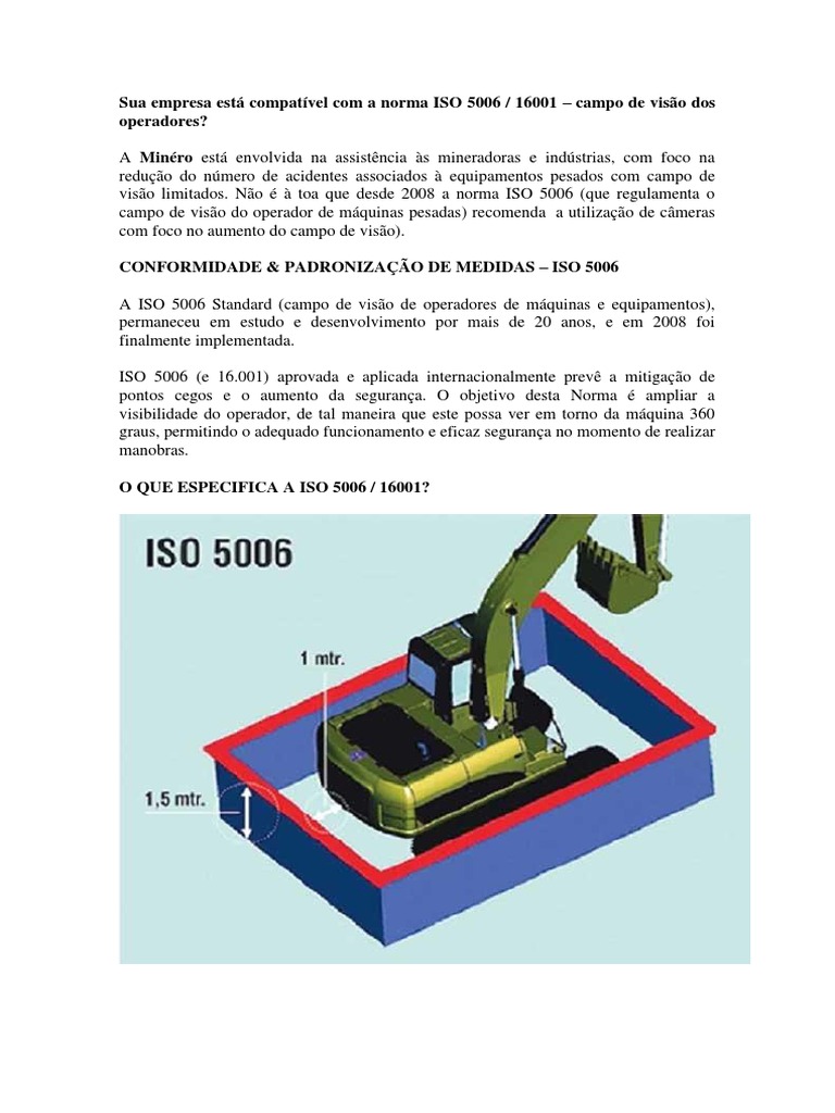 Sua Empresa Está Compatível Com A Norma ISO 5006 | PDF | Sistema visual ...
