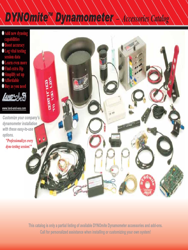 Dynomite Dynamometer Accessories Catalog | Belt (Mechanical ...