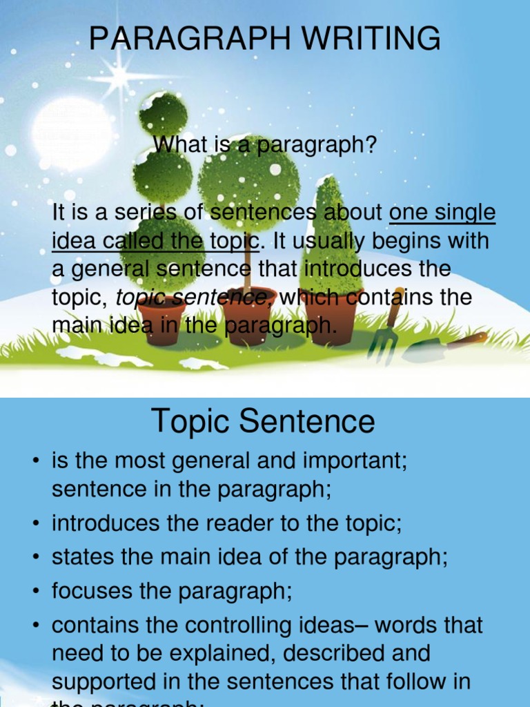 Paragraph Writing: What Is A Paragraph? | PDF | Paragraph | Causality