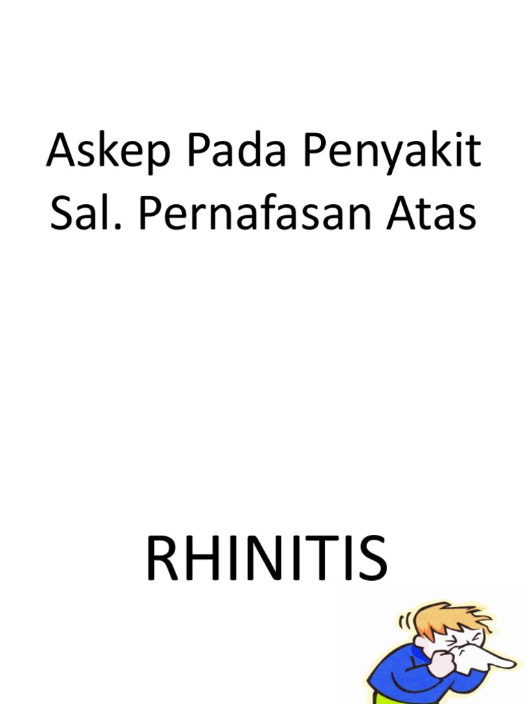Rhinitis: Jenis, Gejala, dan Pengobatan | PDF | Kesehatan Holistik