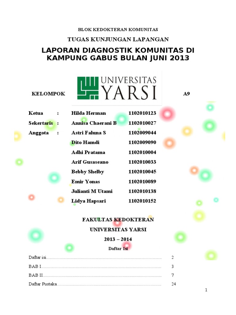 Laporan Kunjungan Lapangan | PDF