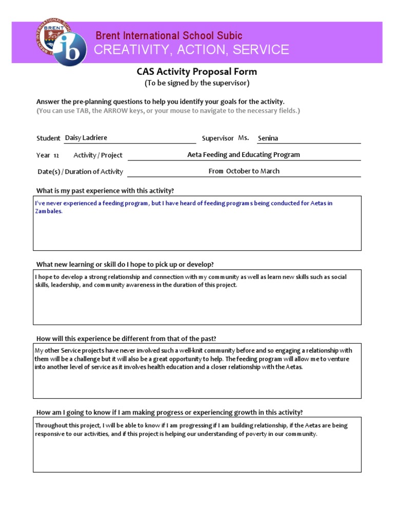 Aeta Feeding Program Proposal Learning Applied Psychology