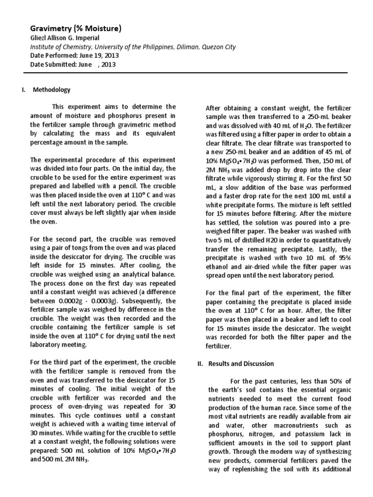 Experiment 2 | PDF | Weighing Scale | Mass