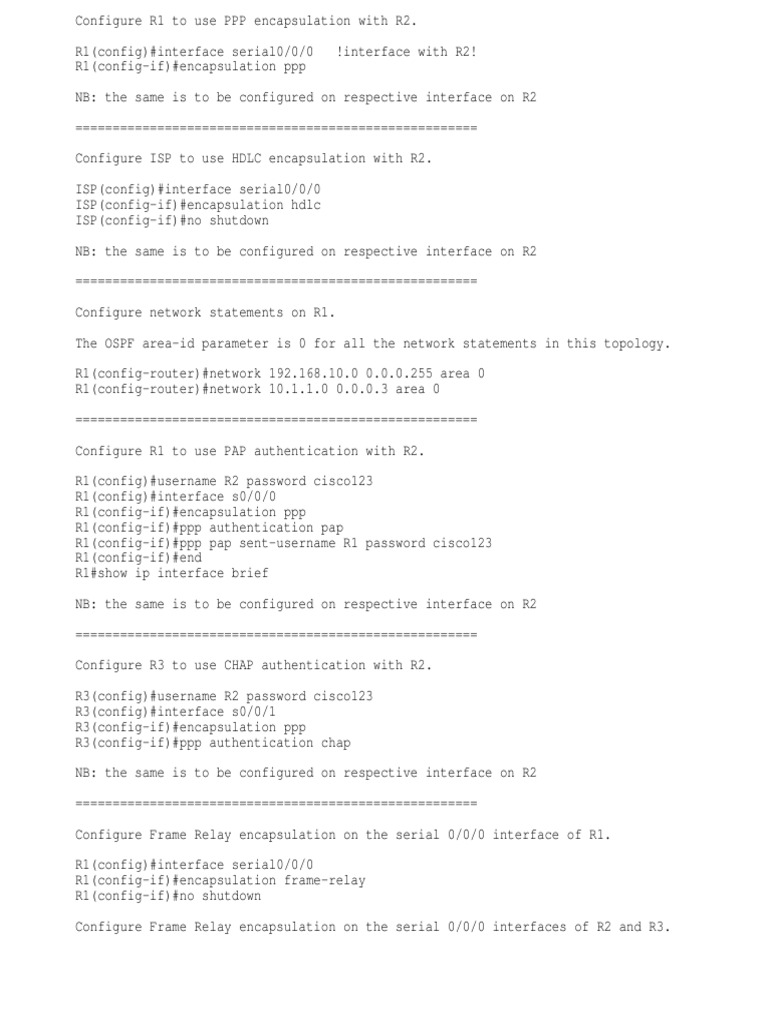 CCNA 4 Commands | PDF | Ip Address | Network Layer Protocols CCNA 4 Commands | PDF | Ip Address | Network Layer Protocols