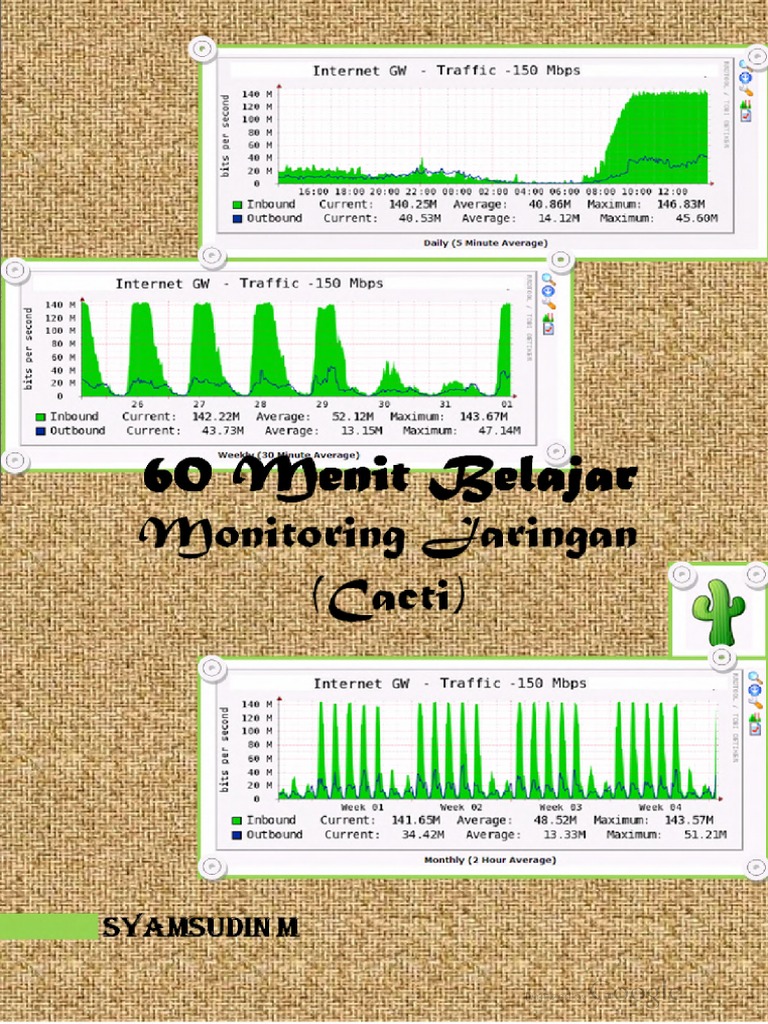 60 Menit Belajar Sistem Monitoring Cacti | PDF