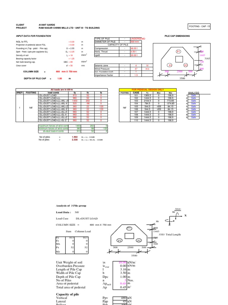3 Piles | PDF | Deep Foundation | Column