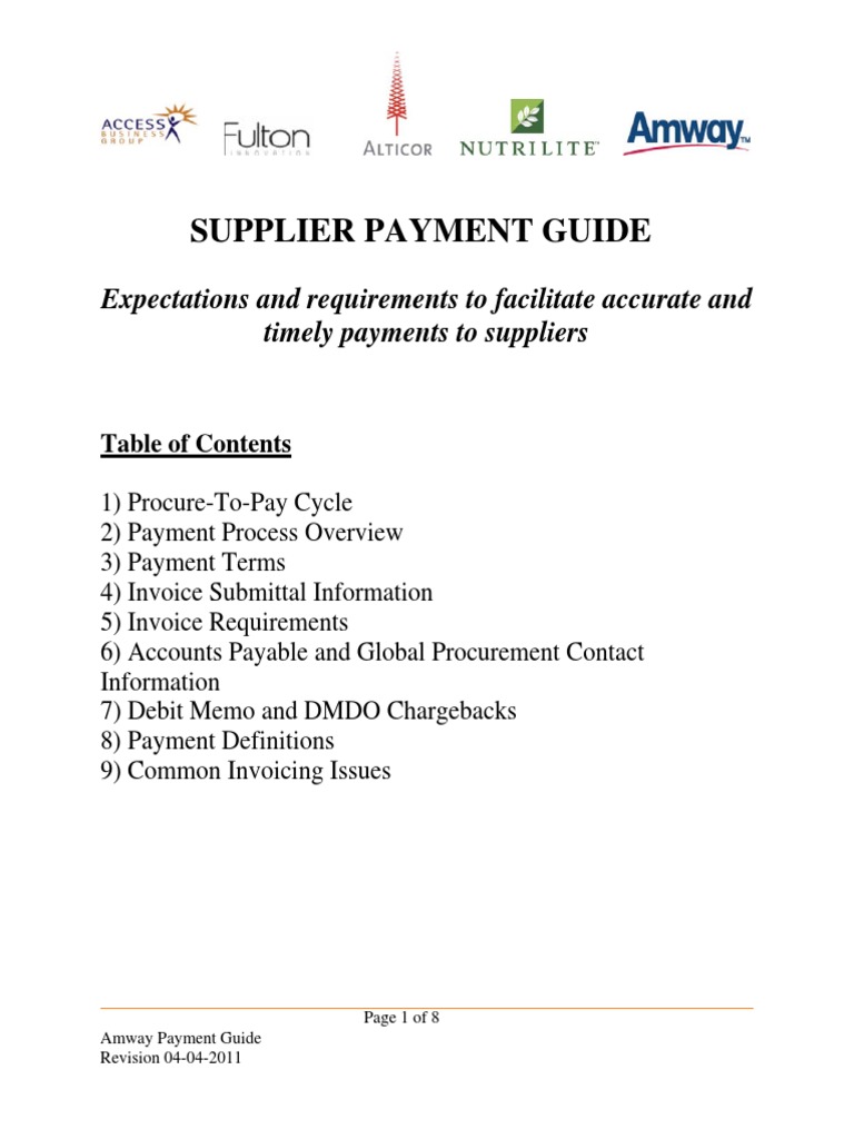 Understanding Amway's Payment Process: A Comprehensive Guide for ...