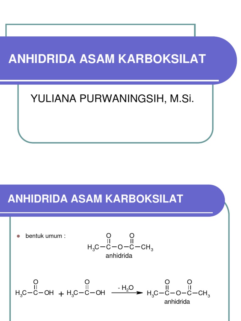 ANHIDRIDA ASAM | PDF