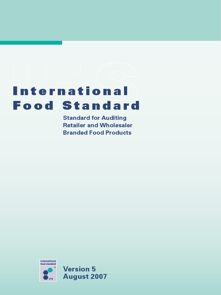IFS Food V5 en | PDF | Auditor's Report | Quality Management System