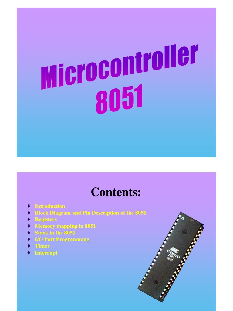 Microcontroller | PDF | Microcontroller | Microprocessor