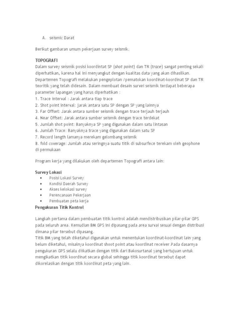Metode Seismik | PDF | Sains & Matematika