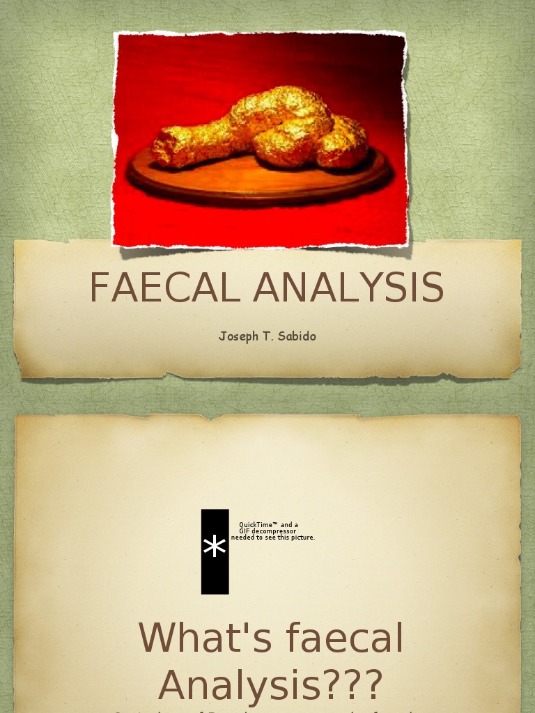 Faecal Analysis | Diarrhea | Gastrointestinal Tract