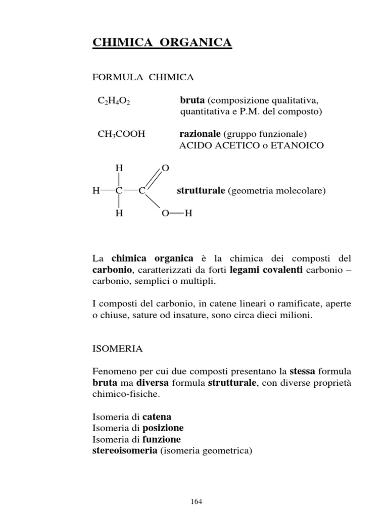 Chimica Organica | PDF