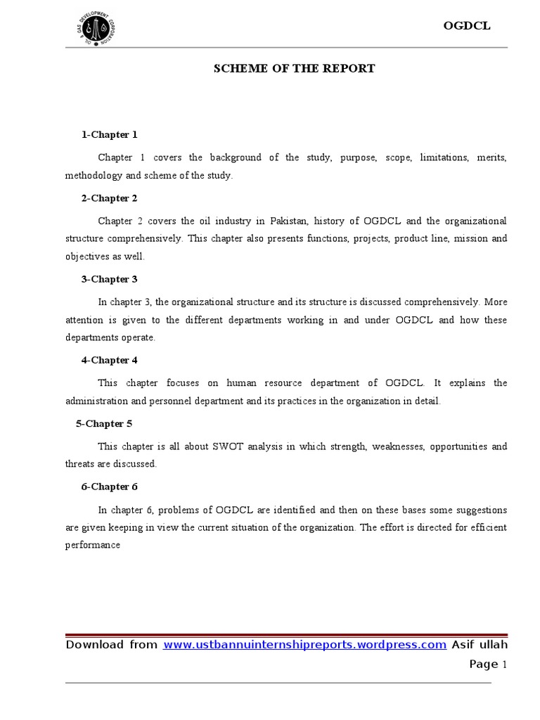 Ogdcl Internship Report | PDF | Performance Appraisal | Board Of Directors
