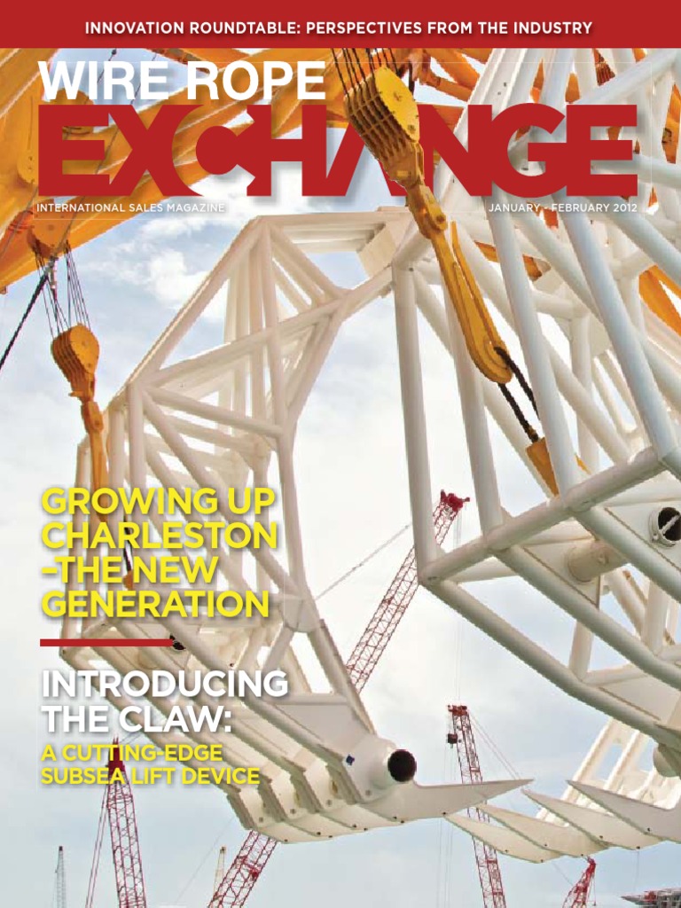 February 2012 Wire Rope Exchange | PDF | Crane (Machine) | Professional ...
