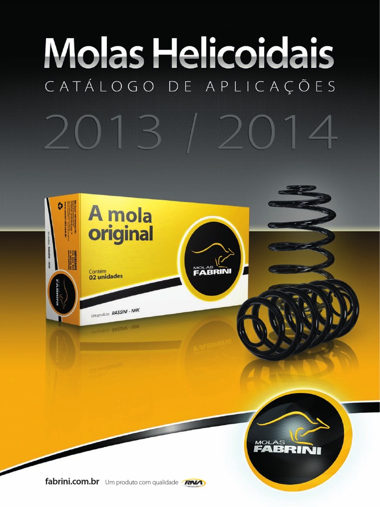 Catálogo de Molas Fabrini para Caminhões | PDF | Suspensão (veículo ...