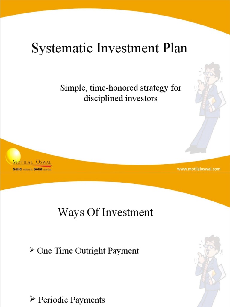 Benefits of Systematic Investment Plans | PDF | Investing | Investor