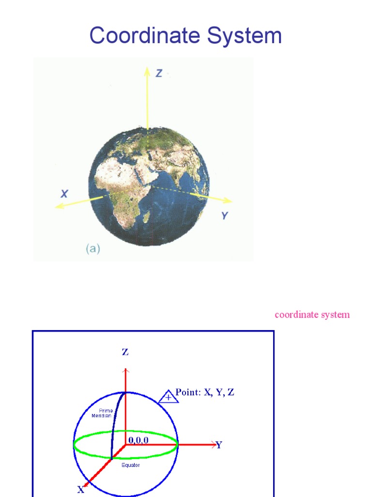 Coordinate System | PDF | Geodesy | Latitude