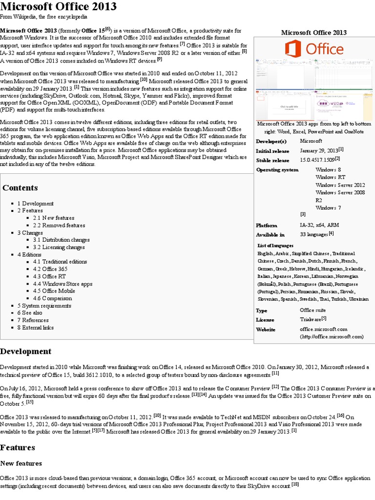 Microsoft Office Wikipedia