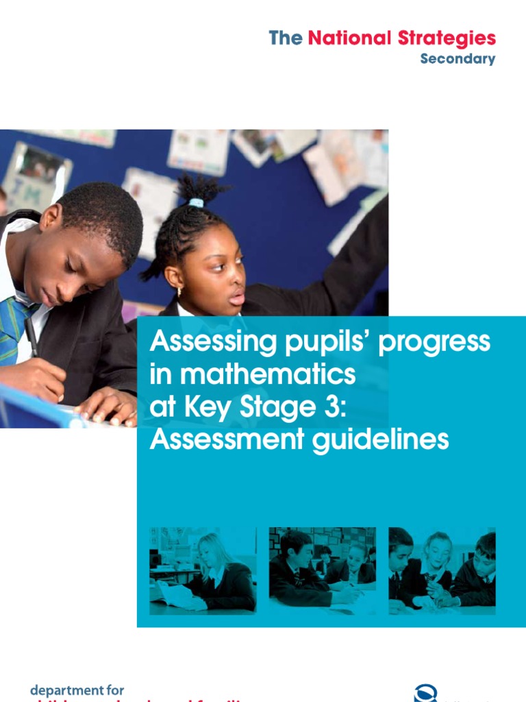 Assessing Pupils' Progress in Mathematics at Key Stage 3: Assessment ...