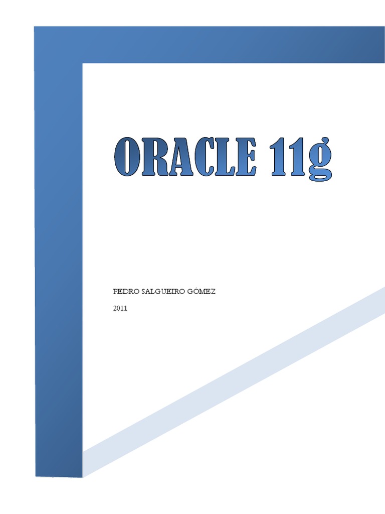 Java Y Oracle 11g Pdf Base De Datos Oracle Tabla Base De Datos