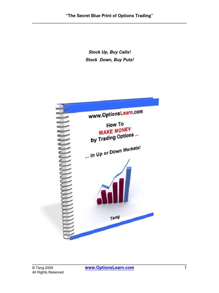 "The Secret Blue Print of Options Trading": Stock Up, Buy Calls! Stock ...