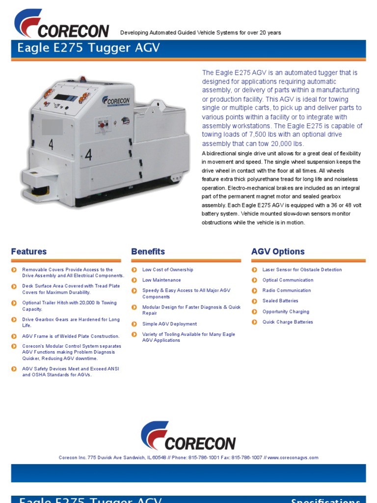 Automated Tugger AGV's for Factory Automation | Trailer (Vehicle ...