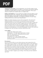 Article of The Week Assignment and Rubric | PDF | Joss Whedon | Reading ...