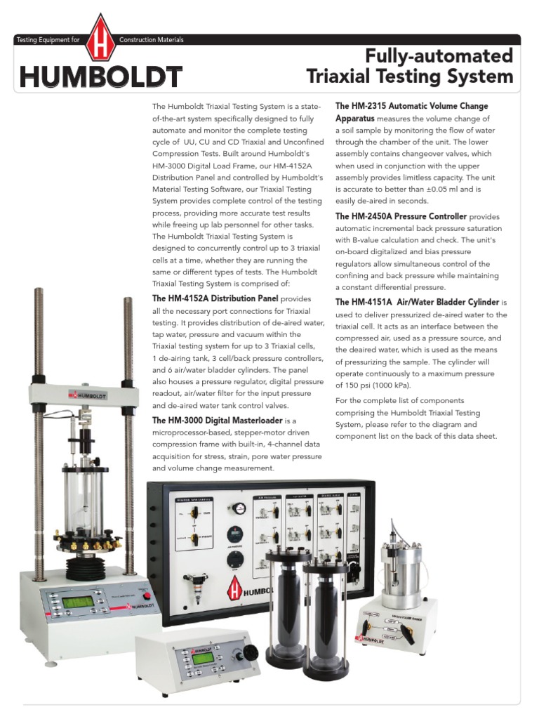 Triaxial System | PDF