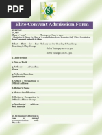Extract of School Admission Register | PDF