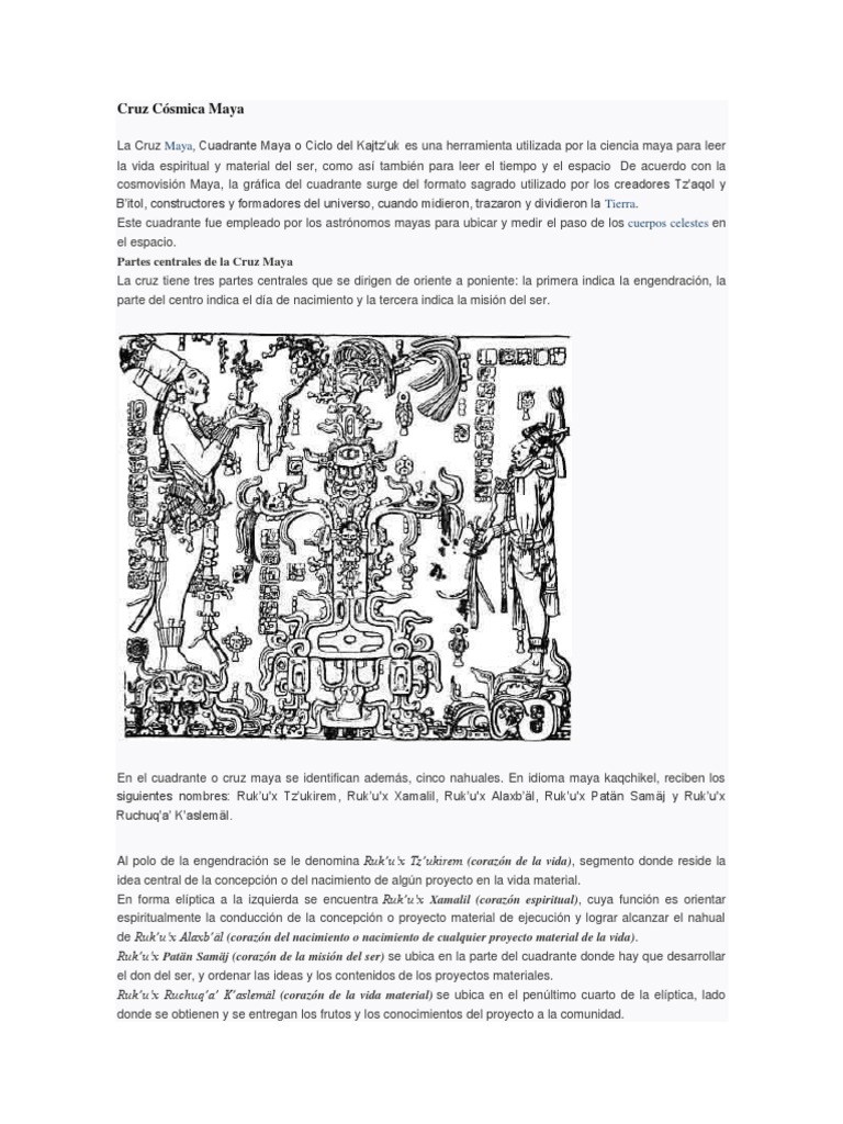 Cruz Cósmica Maya | PDF | Civilización maya | Science