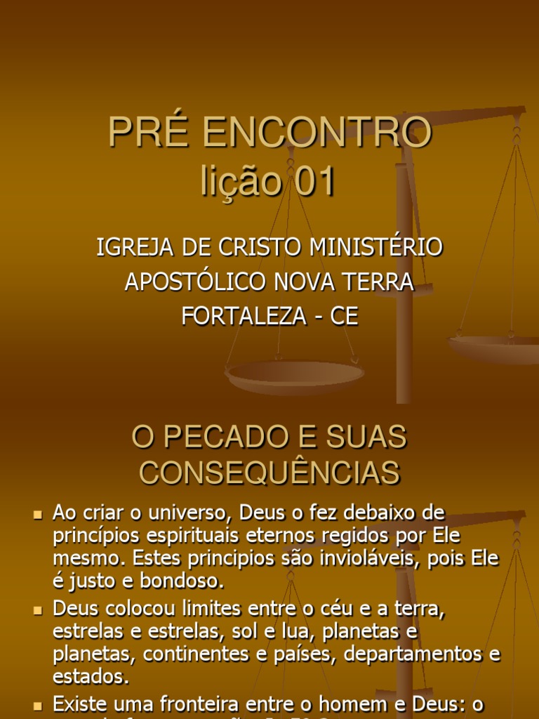 O Pecado E Suas Consequençias Pdf Pecado Espírito